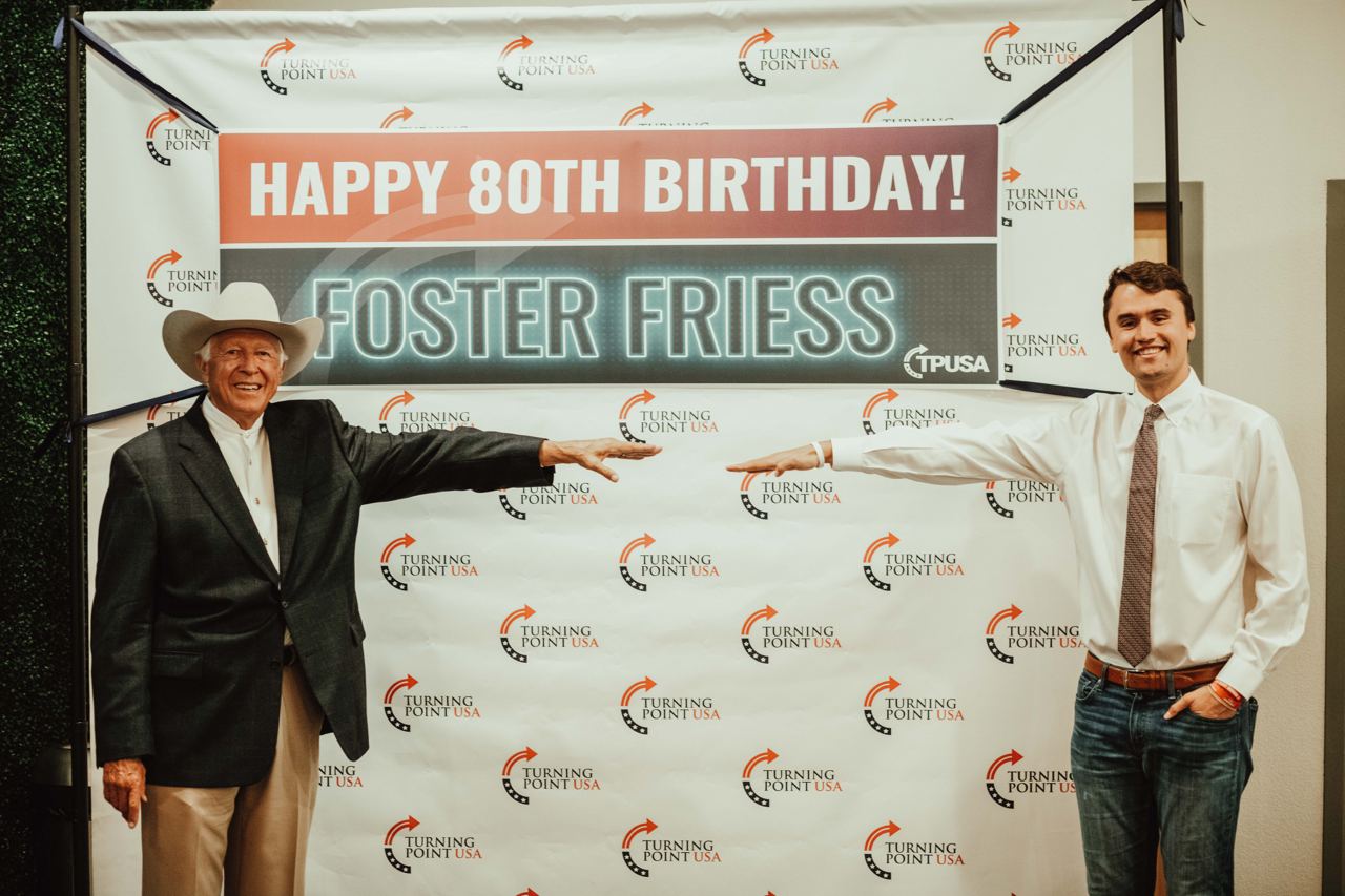 Charlie Kirk Remembers Foster Friess :TPUSA