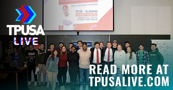 The Patriot Flyers of the TPUSA chapter at The University of Dayton :TPUSA