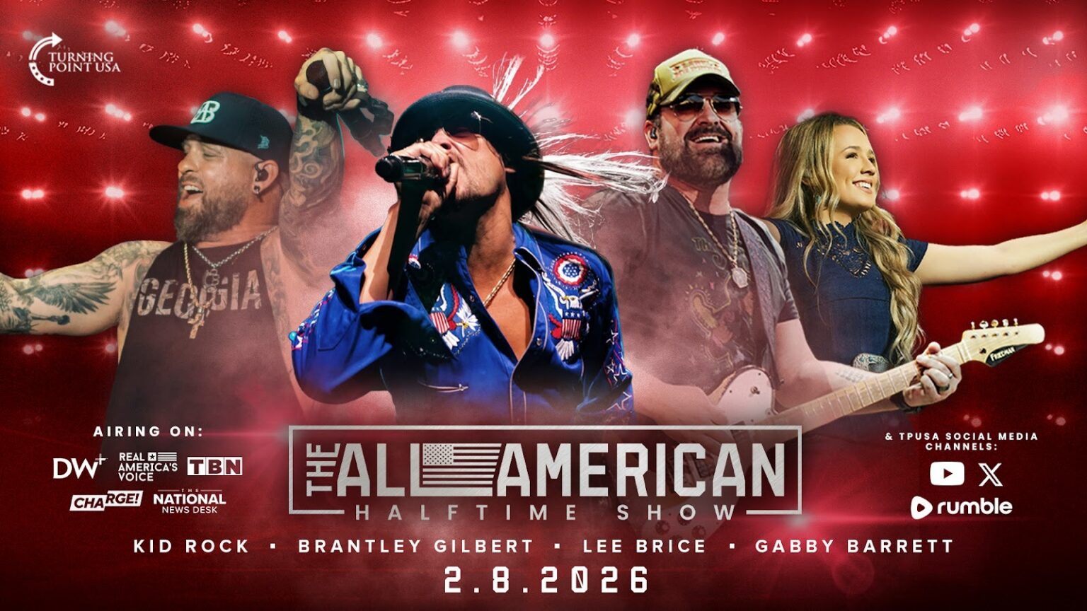 TPUSA' s 'All American Halftime Show' Set to Air Sunday, February 8 ...